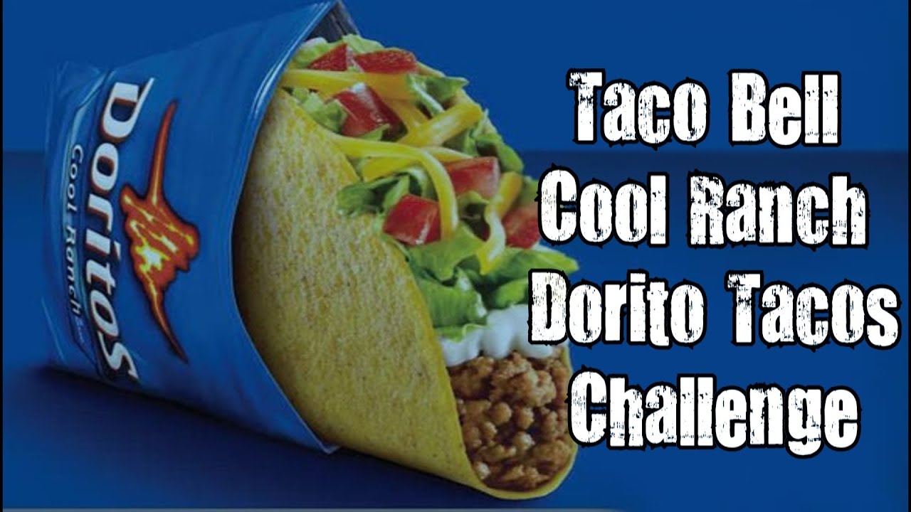 Taco Bell Cool Ranch Doritos Tacos Challenge - YouTube