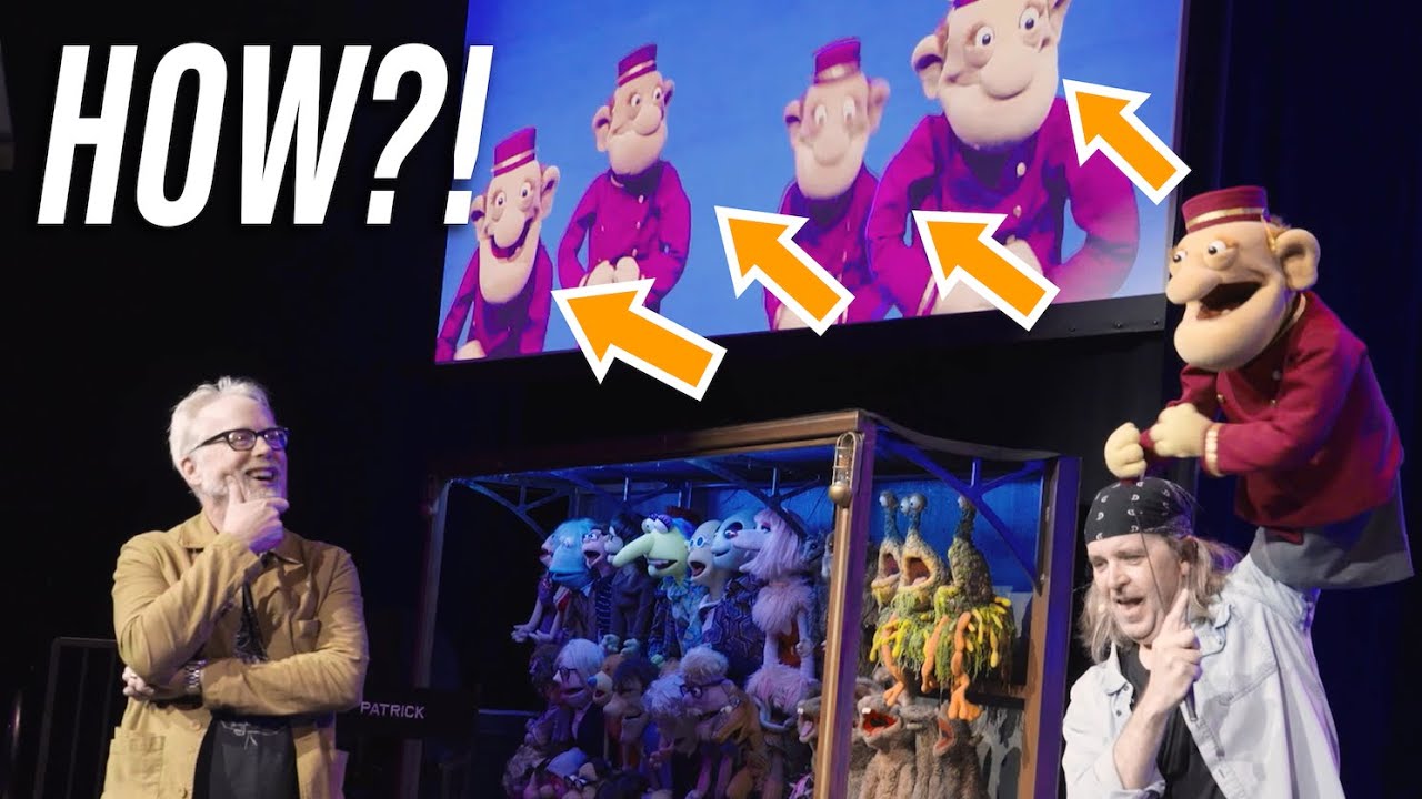 Adam Savage Learns Some PUPPET MAGIC! - YouTube