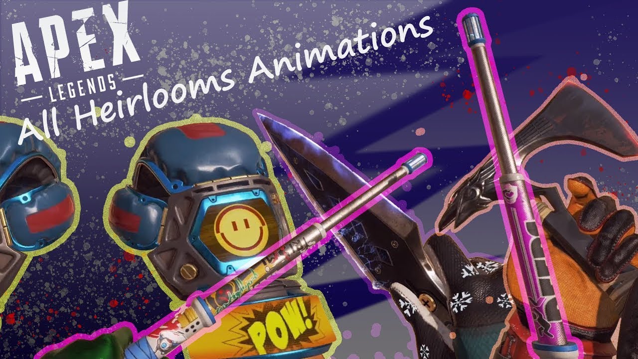 All My Heirlooms Animations!!! Bloodhound, Lifeline , Octane & Wraith ...