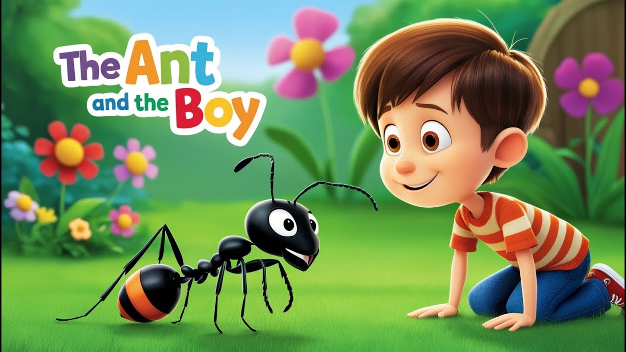 The Boy and the Hardworking Ant | AUCHToons - YouTube