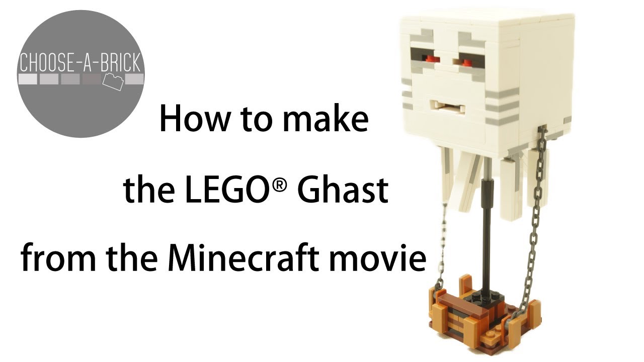 How to Build the LEGO Minecraft Movie Ghast! Official 21273 Set ...