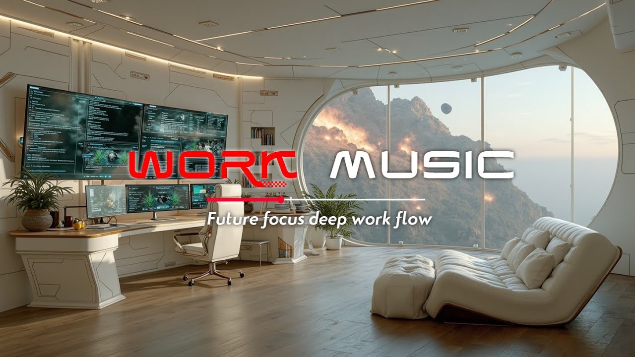 Deep Work Soundtrack ~ Futuristic Office Ambience for Elite Focus ...