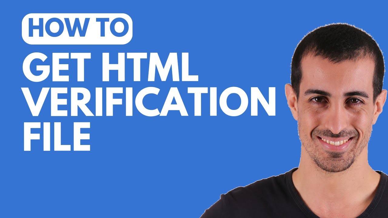 How to Get HTML Verification file from Google Search Console - YouTube