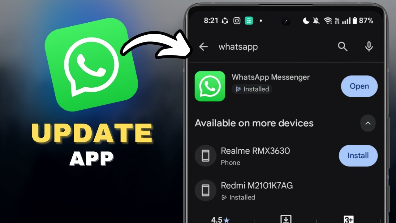 How To Update WhatsApp in SECONDS! - YouTube