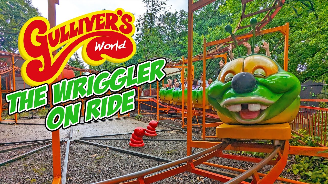 The Wriggler Coaster On Ride POV at Gulliver's World (Oct 2023) [4K ...