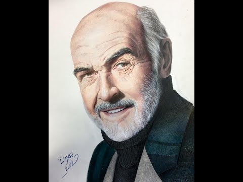 sean connery drawing