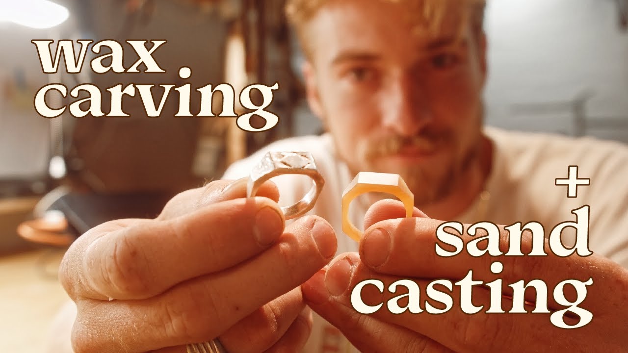 Wax Carving to Sand Casting – The Ring-Making Process - YouTube