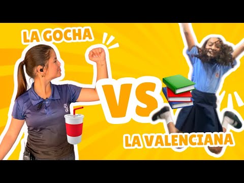 Vida de la valenciana VS Vida de la gocha 🥤📚// La gocha y la valenciana ...