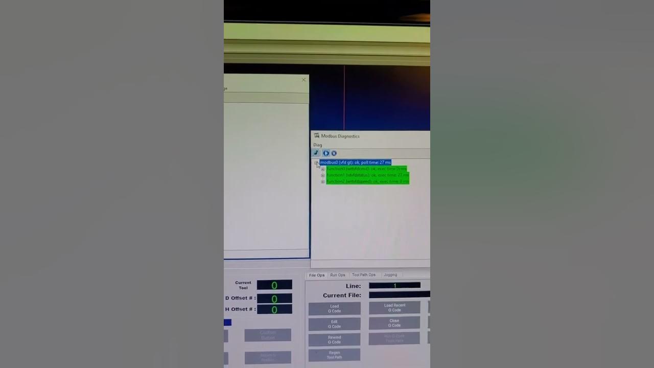 Mach4 Modbus rs485 and Huanyang GT 2.2kw Spindle w/ Ess C25xp Part 3 "Lua, Screen Editing, MDI ...
