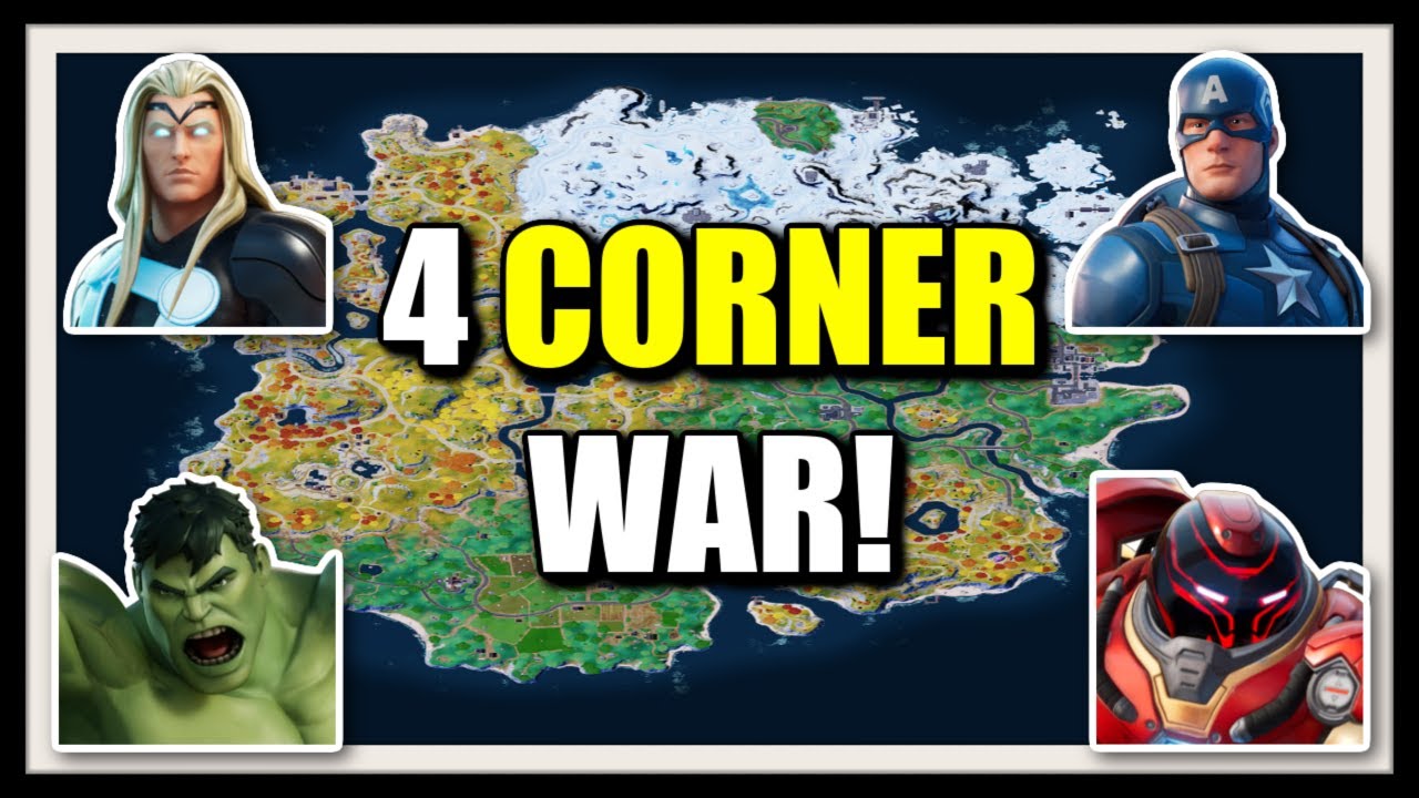 🟢 Fortnite *4 Corner War* Challenge Live! (Win & Get a Reward) - YouTube