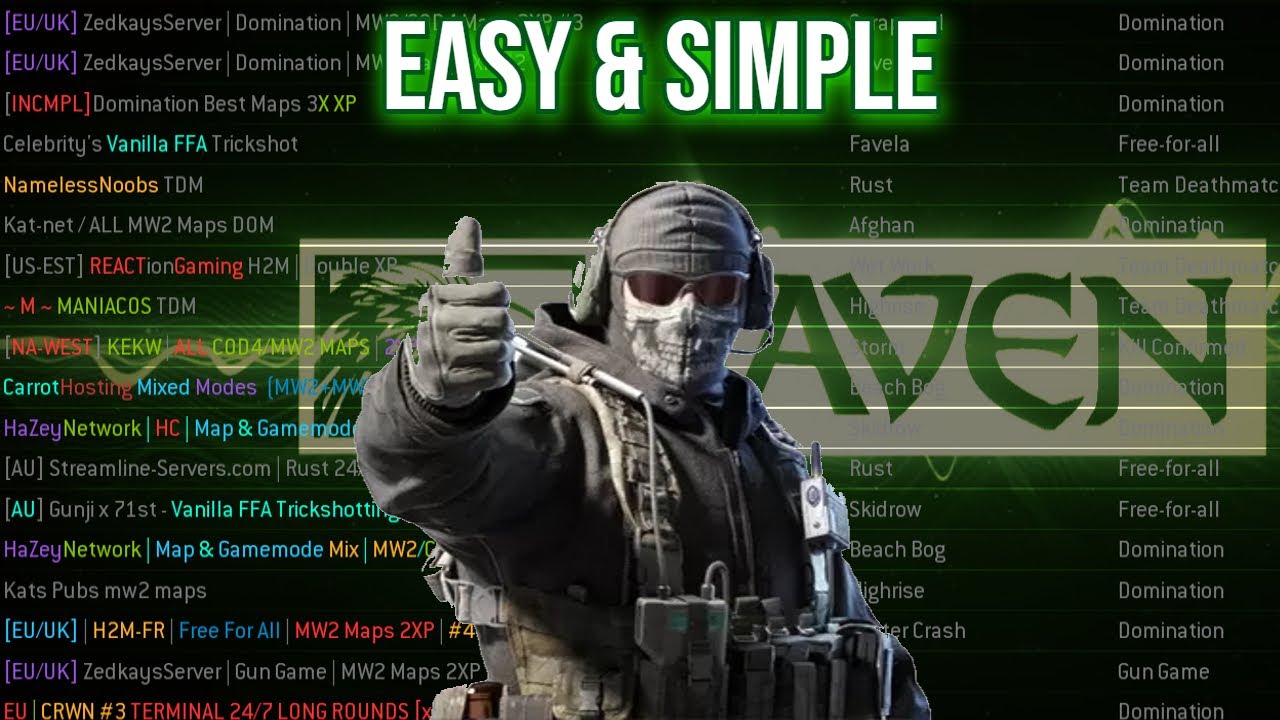 How To Get Server Browser in MW2 Remastered - EASY Step-by-Step Guide ...