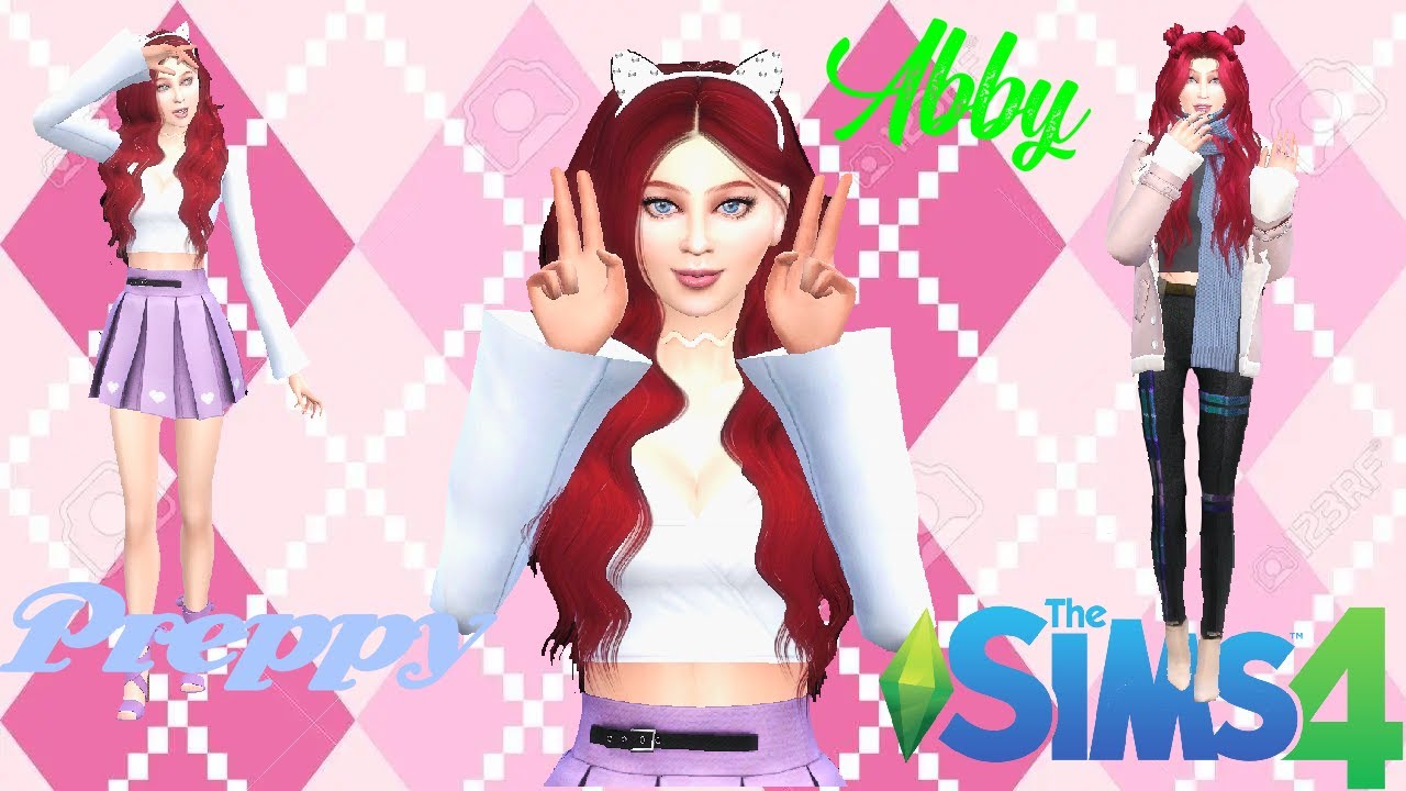 Sim Downloads: Abby | Sims 4 CAS + ℂℂ linked - YouTube