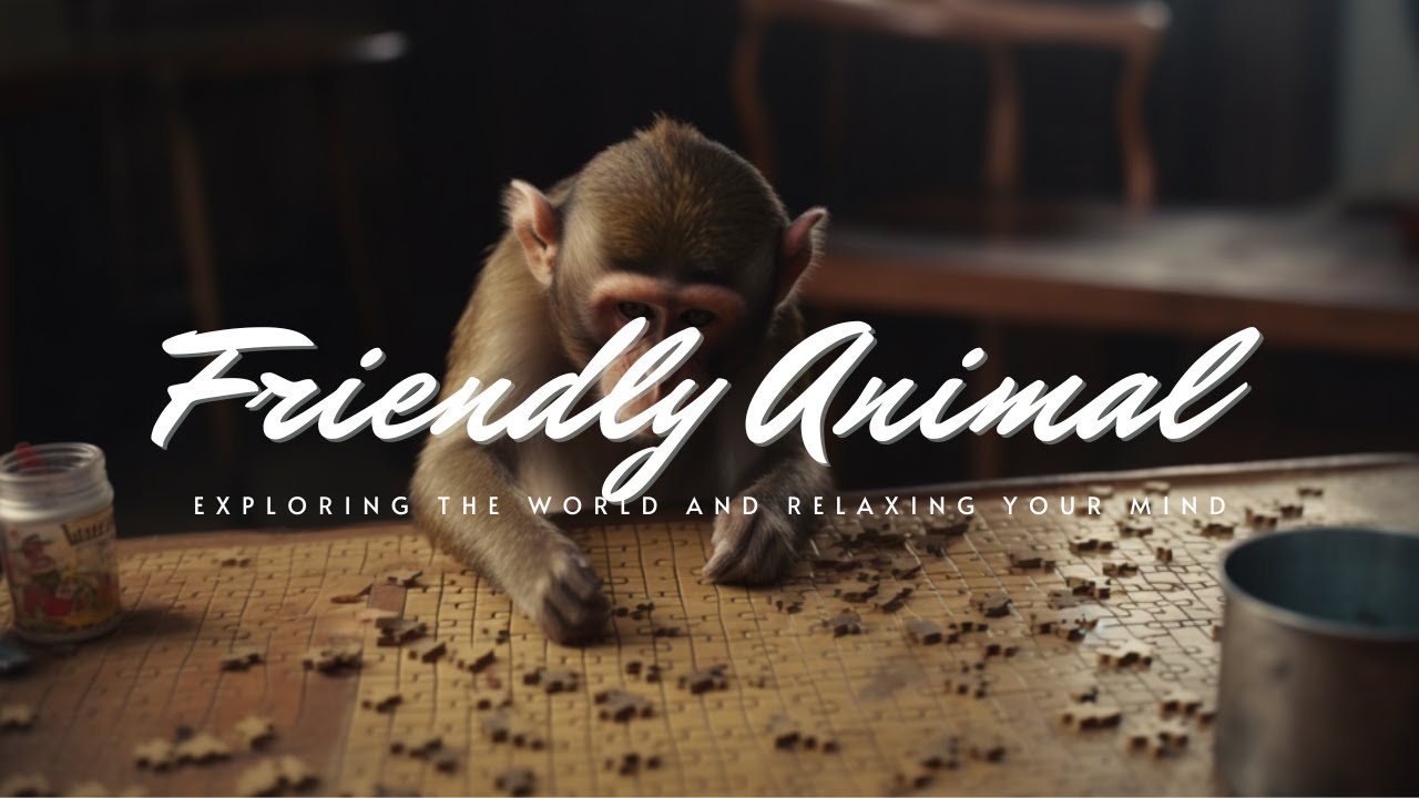 🎧 Relaxing Lofi Study Music with Cute Monkey Puzzle Fun | Focus & Chill ...