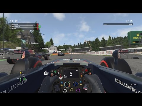 F1 2016 Game - Max VERSTAPPEN - Belgian Grand Prix HD