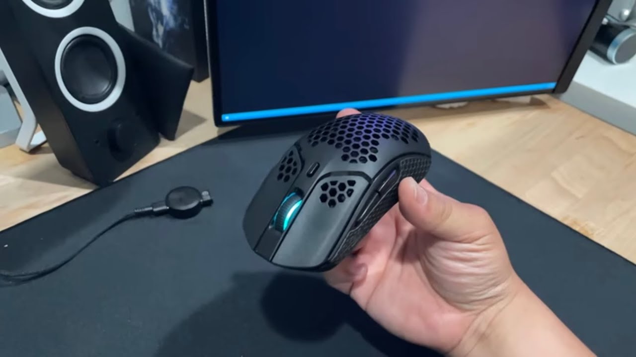 I review hyperx pulsefire haste wireless - YouTube