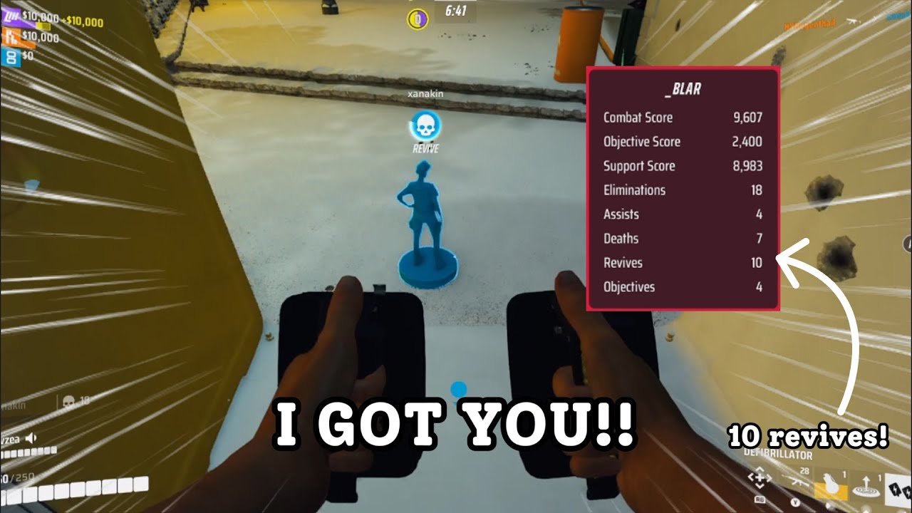 DEFIBRILLATOR OP!! 10 revives in one game! | The Finals - YouTube