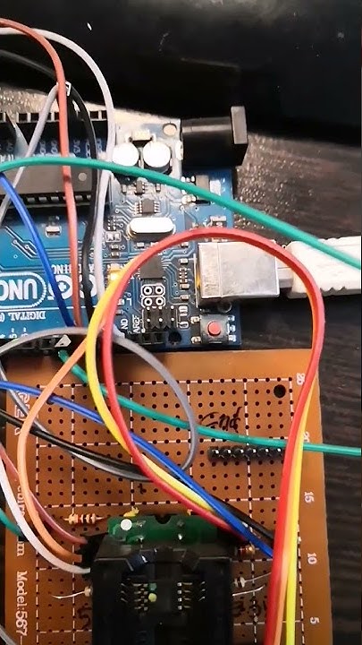 BIOS chip programming, Ubuntu + Arduino + flashrom #arduino #short # ...