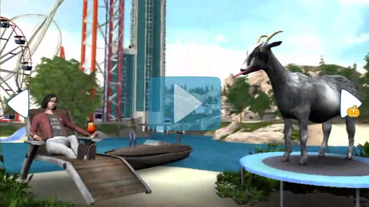 Goat simulator how to get all goats on buck to school - YouTube