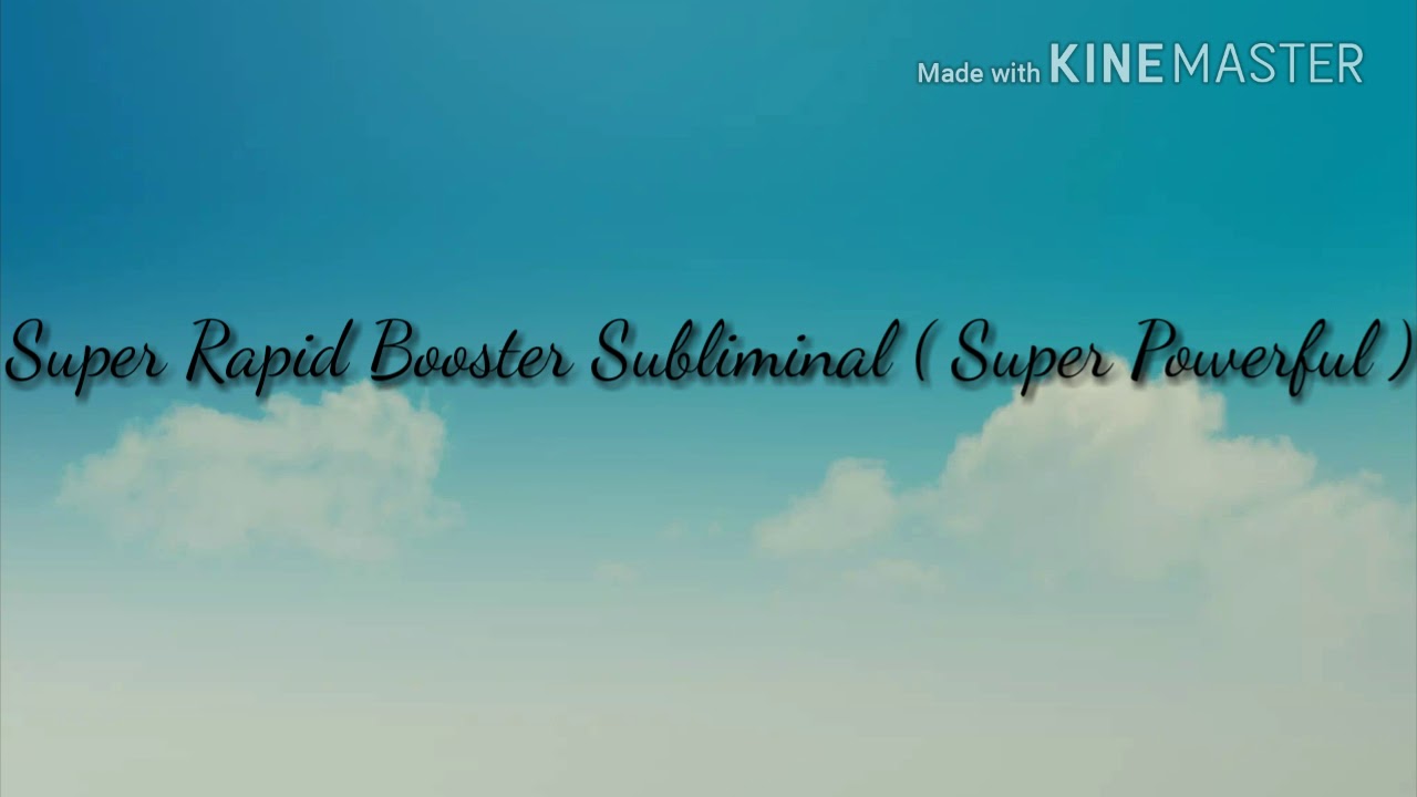 Super Rapid Booster Subliminal ( Get Results Under A Day / Hour ) - YouTube