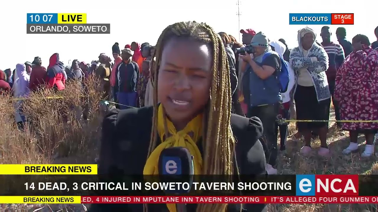 Update | 15 dead, 2 critical in Soweto tavern shooting - YouTube