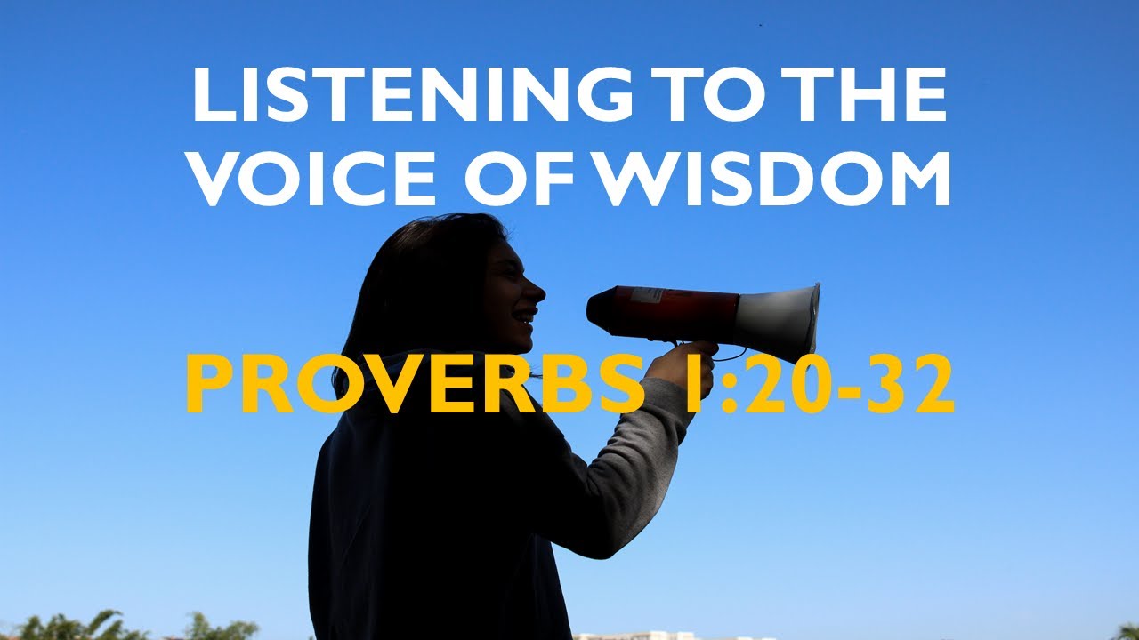 Sunday 11th July 2021 - Rev Mark Dodds - Proverbs: Listening to the ...