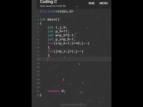 C Pattern Programming tutorial video ll ️💯#coding #short #youtubeshorts - YouTube
