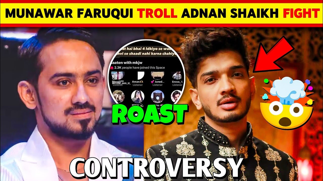 OG!😡 "ANGRY REPLY" Munawar Faruqui TROLL Adnan Shaikh Fight | Adnan REPLY Munawar | bigg boss ...