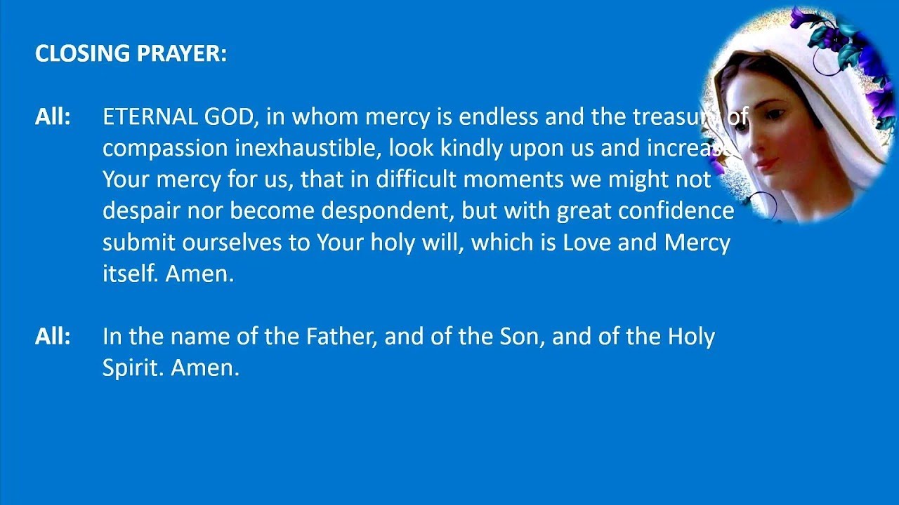 CFC 2000 Hail Marys Devotion (Continuation) - YouTube