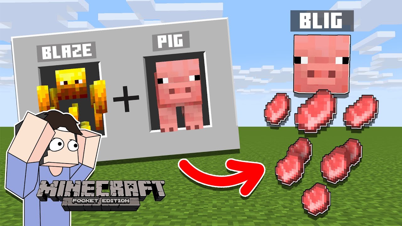 MOB FUSION sa Minecraft PE - YouTube