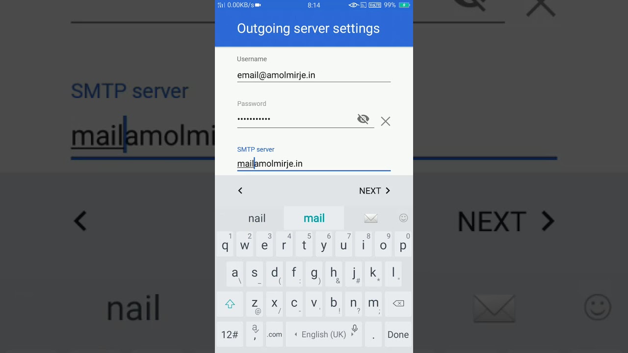 Mobile Email Configuration - mail settings - YouTube