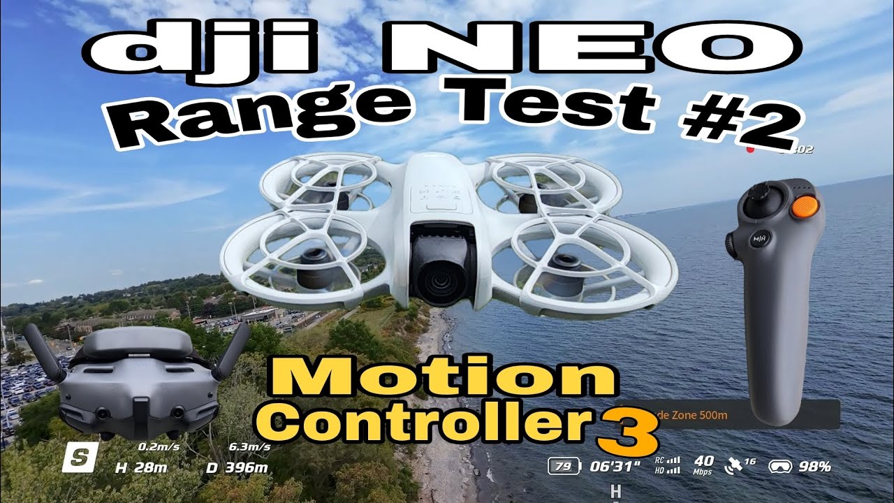 Dji NEO Range Test #2 - Motion Controller 3 + Goggles 3 - YouTube