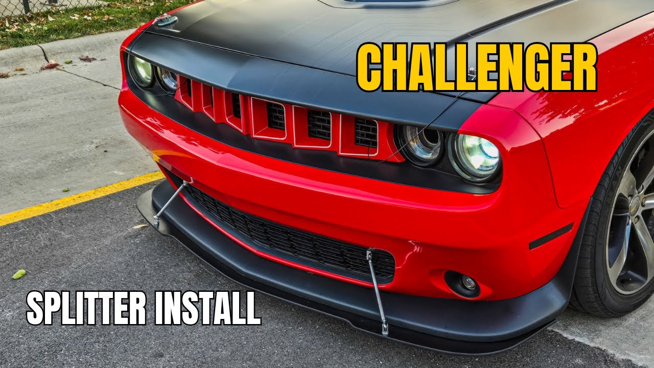 ZL1 Addons Splitter Install on my 2015 Dodge Challenger "Chuda" - YouTube