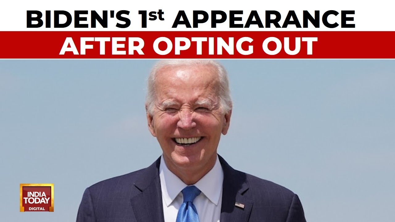 Joe Biden Makes His First Appearance After Dropping Out Of The White ...