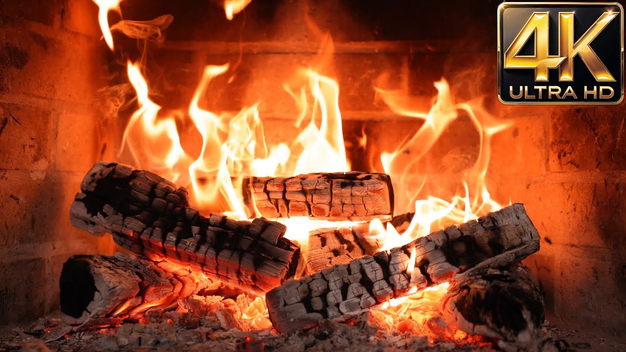 🔥 Cozy Crackling Fireplace | Relaxing Fire Sounds for Sleep and ...
