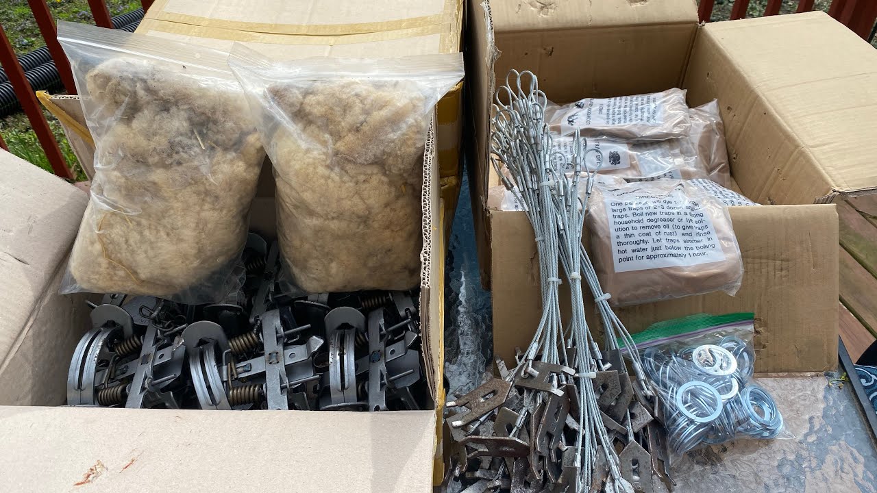 Coyote Trapping Supply haul from Hoosier Trapper Supply - YouTube