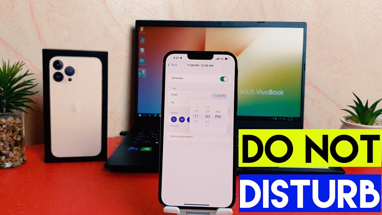 How to Turn on do not disturb In iPhone 13 Pro Max - YouTube