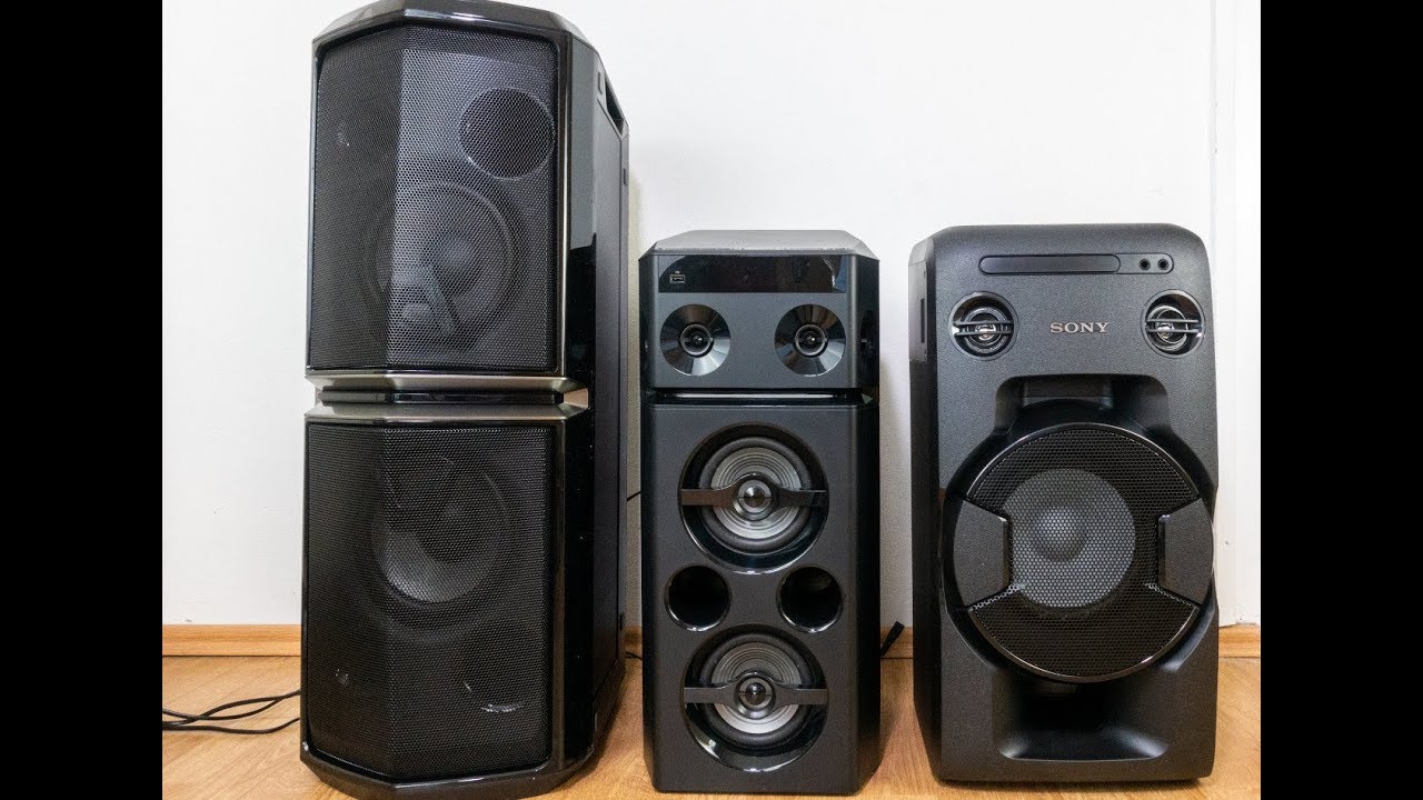 Párty reproduktory porovnávací test - YouTube