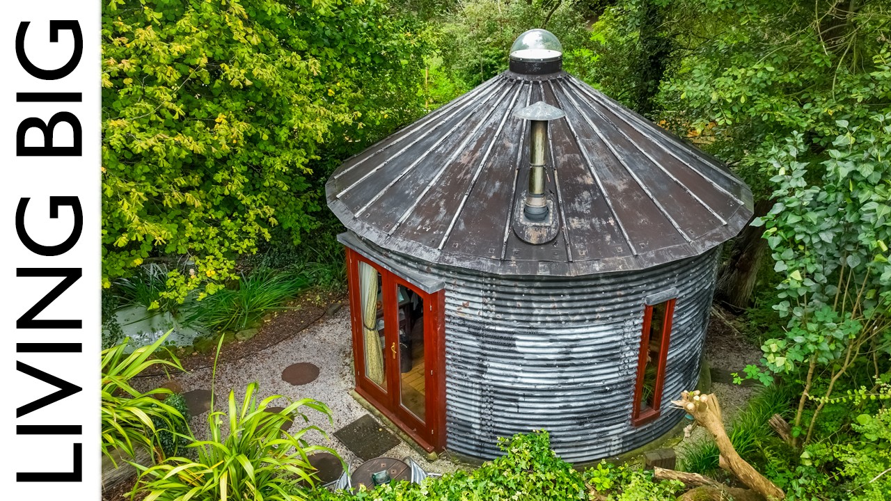 They Turned This £1 Grain Silo Into An ASTOUNDING Tiny Home! - YouTube