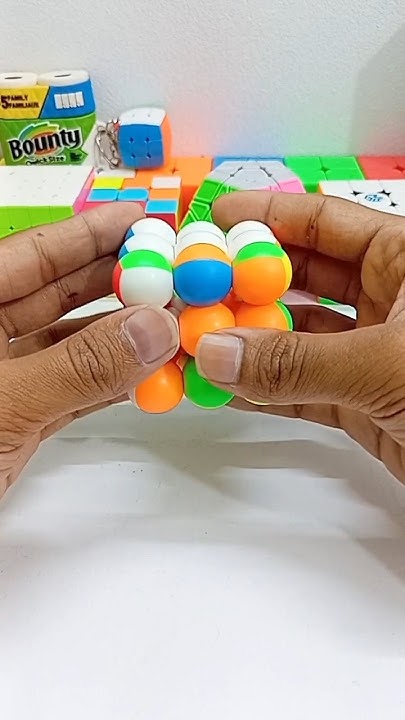 Ball magic cube solve by algorithm #shorts #shortsfeed - YouTube