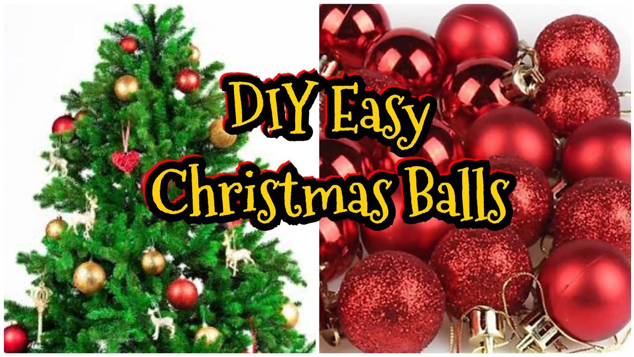 How to make Christmas ball with waste Paper| Homemade Christmas balls ...