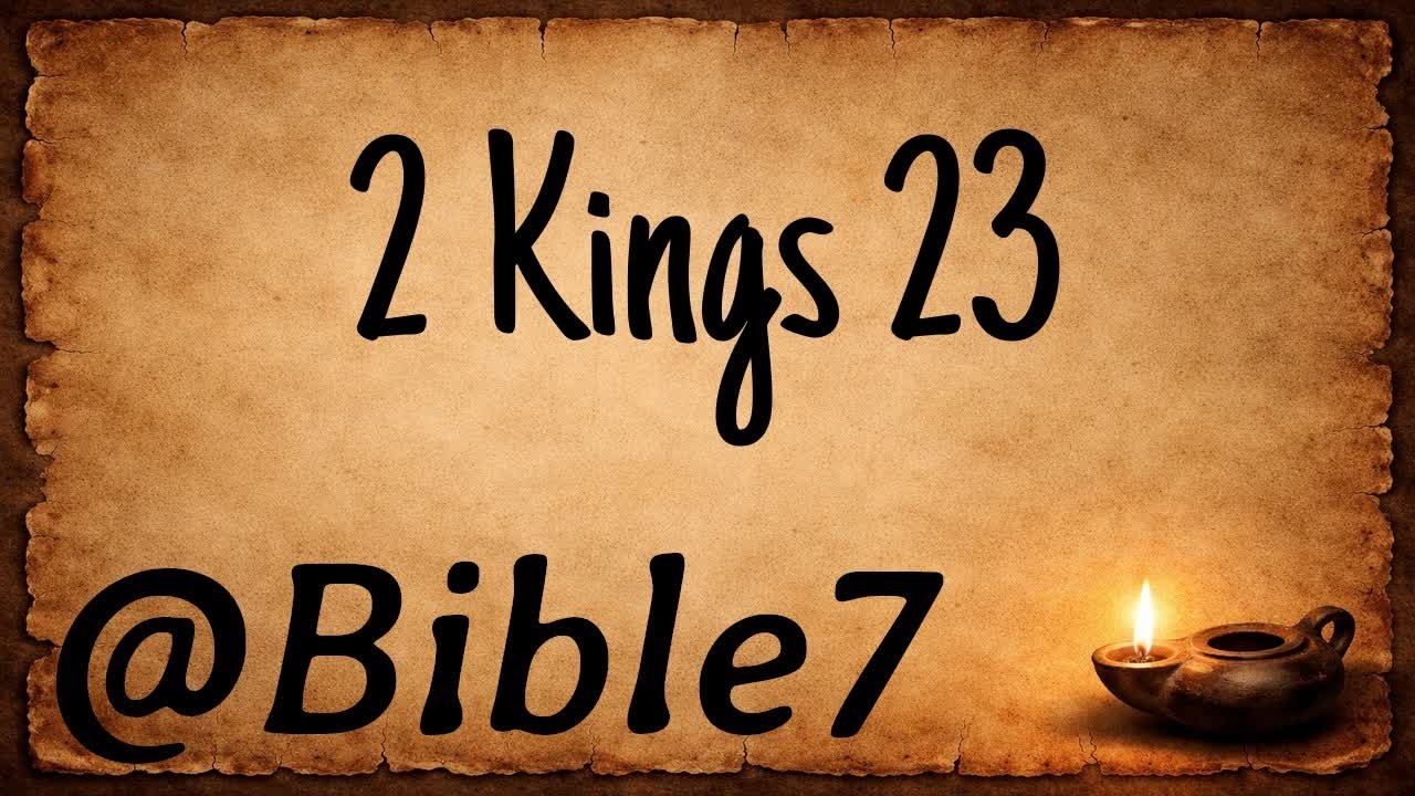 Bible | (ESV) 2 Kings 23 - Josiah’s Reforms | @Bible7 - YouTube