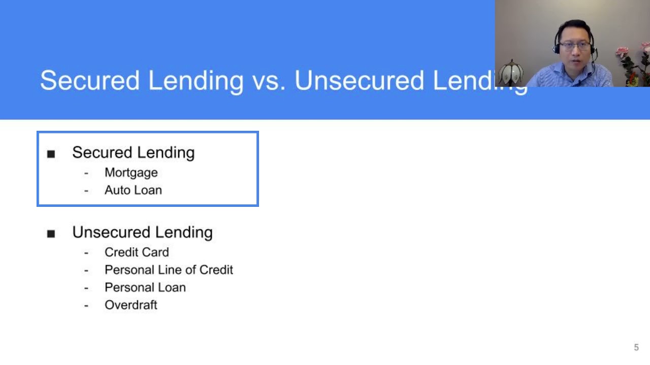 Secured Lending vs. Unsecured Lending - YouTube