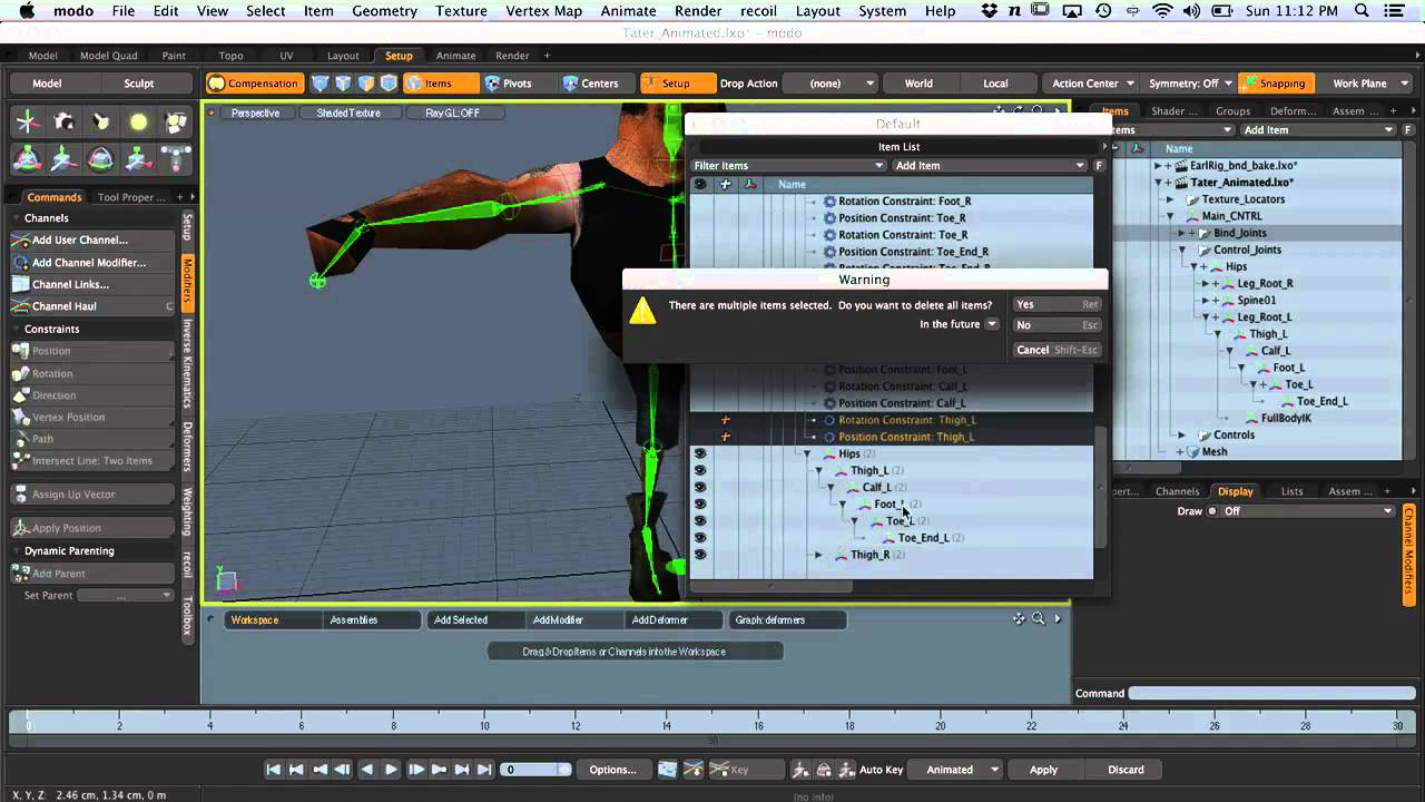 Modo tutorial: Transfer characters from Modo to Unity - YouTube