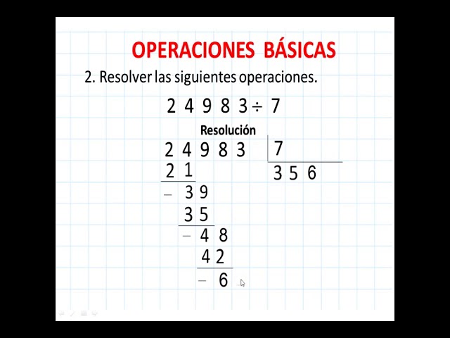Enseñanza Del Orden De Operaciones 6to Grado