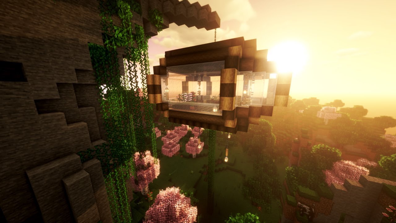 CASA COLGANTE *HANGING HOUSE MINECRAFT* - YouTube