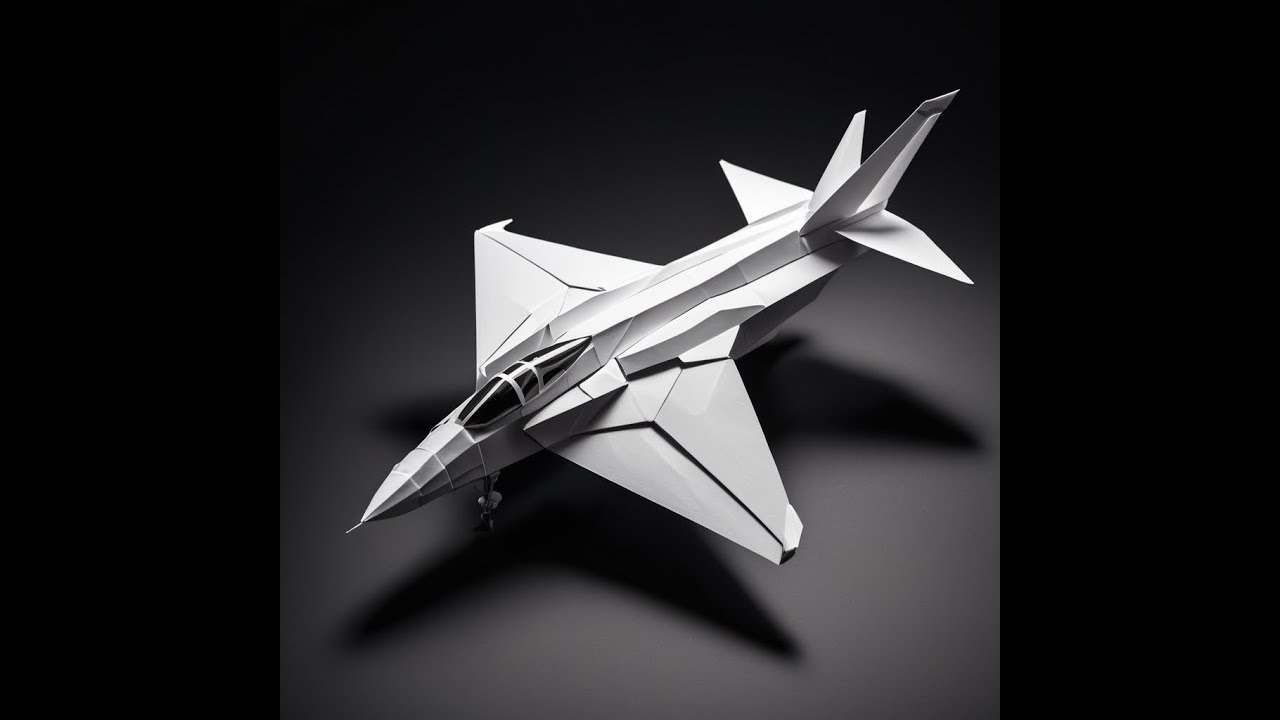 🚀 How to Make an Origami Attack Fighter Jet – Easy Step-by-Step ...