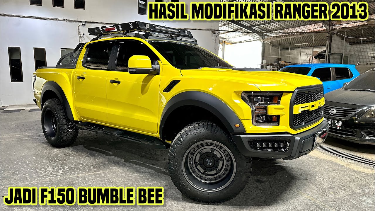 MODIFIKASI FORD RANGER 2013 JADI F150 KEREN BANGET!! - YouTube