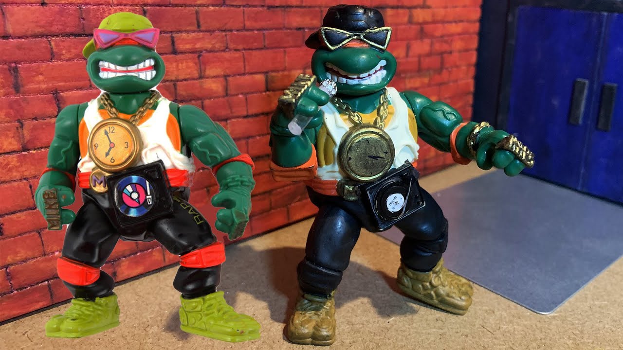 Rappin' Mikey - 1987 TMNT - Toy Transformation - YouTube