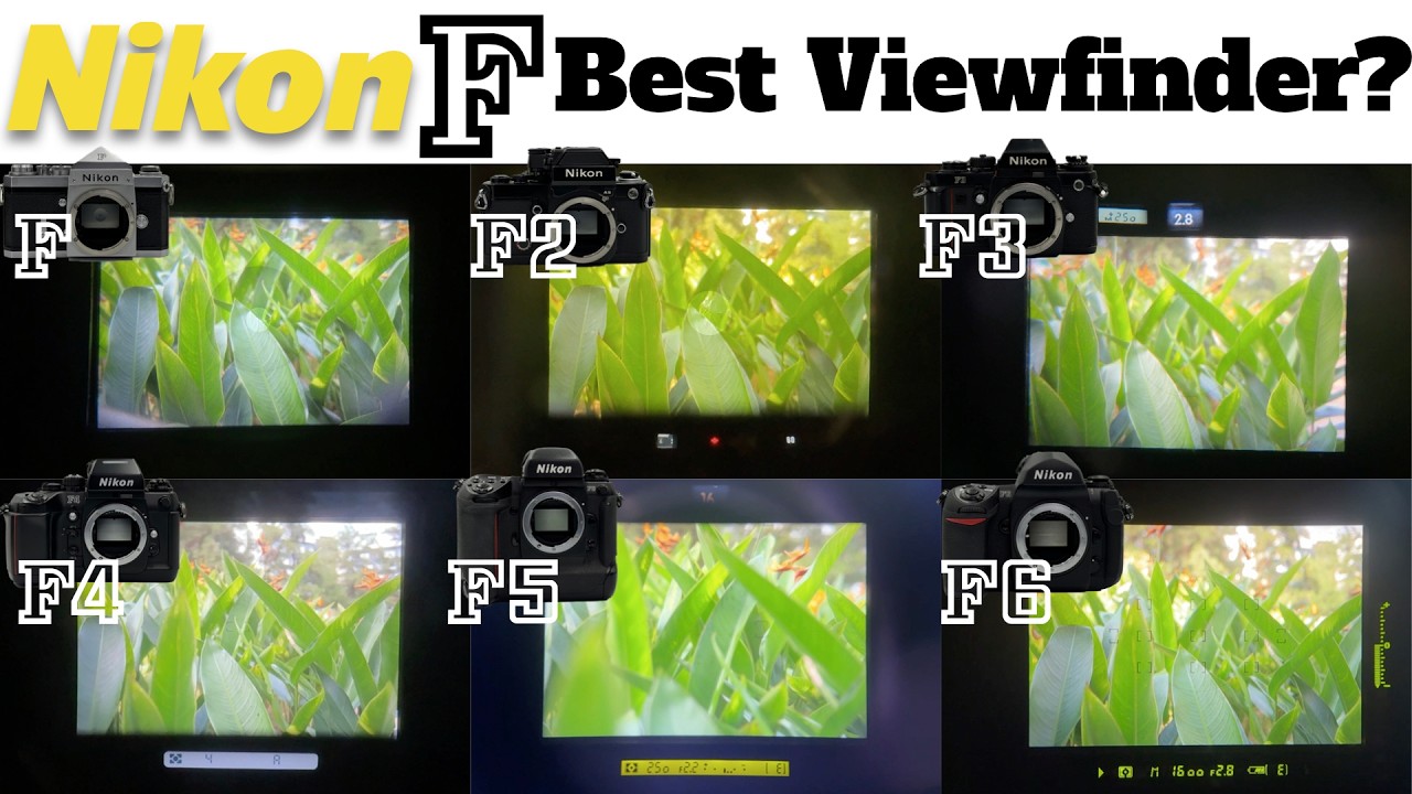 Best Nikon F Viewfinder? Every Model Ranked From F to F6! - YouTube