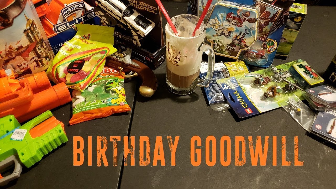 Goodwill Nerf Hunt - Birthday 2019 - YouTube